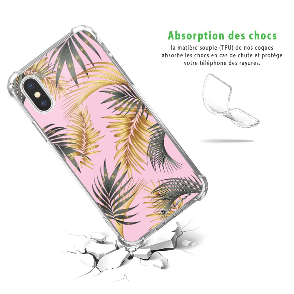 17 sur Coque pour iPhone X Xs anti choc souple angles renforcés
