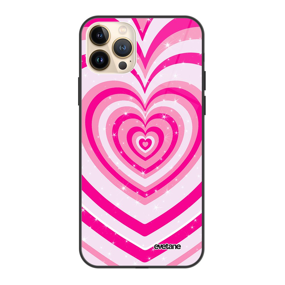 -5€ sur Coque soft touch glossy pour iPhone 13 Pro Max - Coeur ...