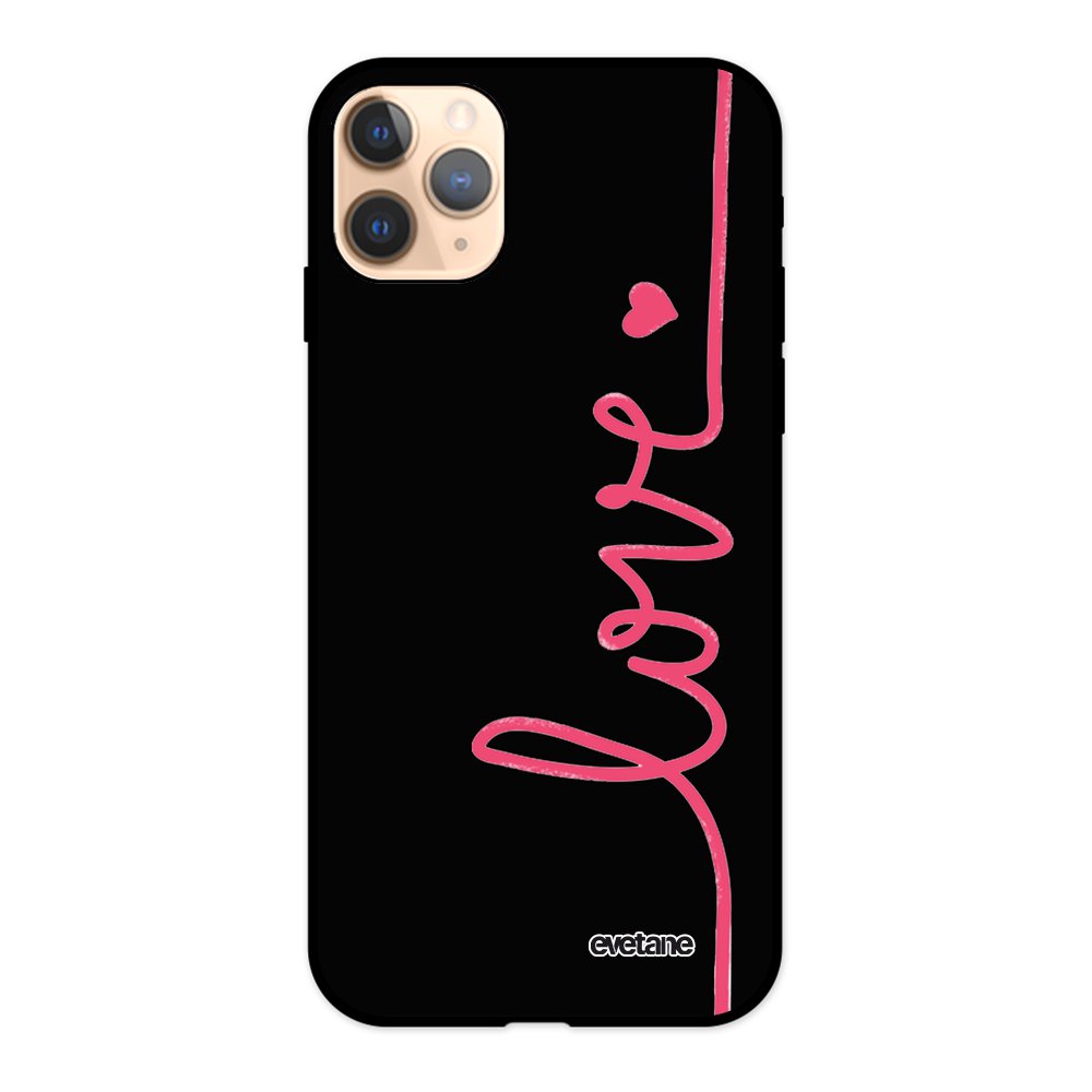 -5€ sur Coque pour iPhone 11 Pro Silicone Liquide Douce noir Love ...