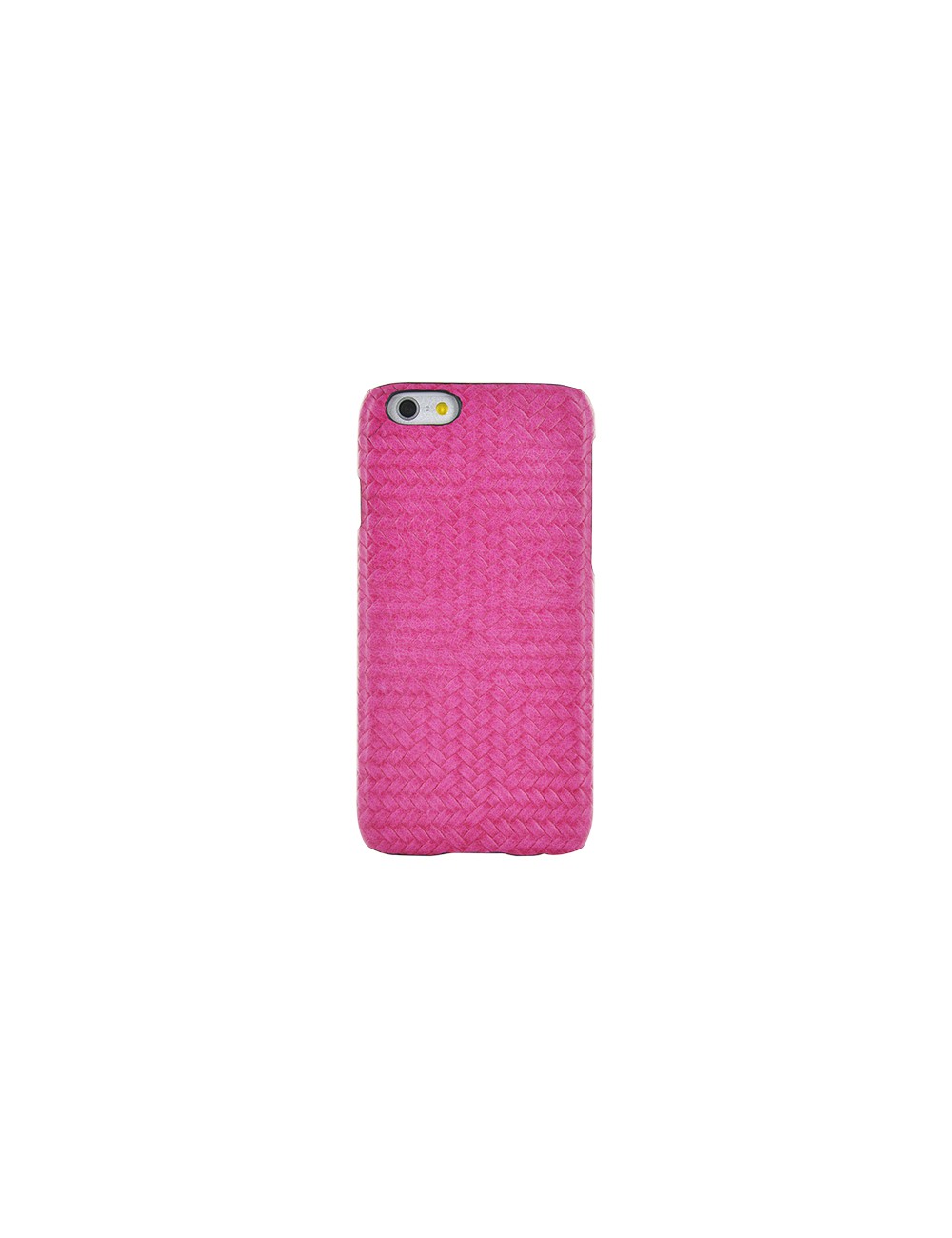 Coque rigide rose en cuir tressé pour iPhone 6 et iPhone 6S - Coque et ...