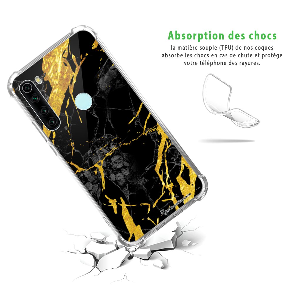 -5€ sur Coque pour Xiaomi Redmi Note 8 T anti-choc souple avec angles ...